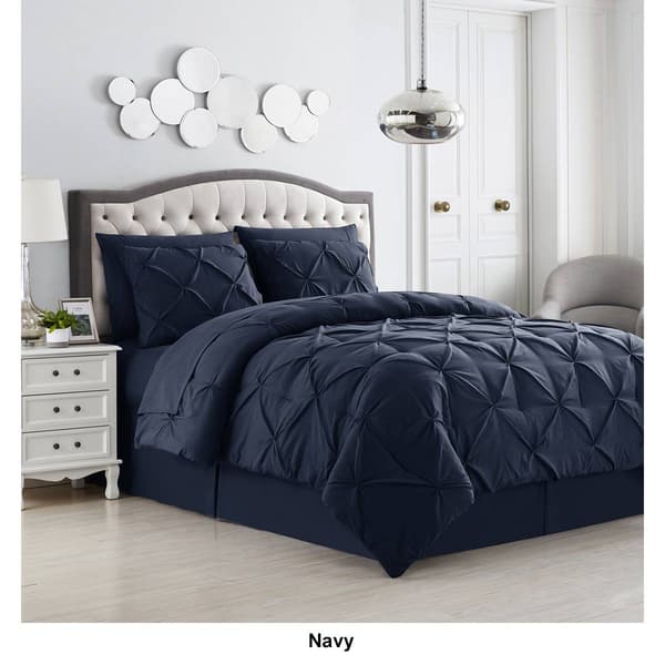 Sweet Home Collection 8pc. Pintuck All Season Bed-in-A-Bag Set - Boscov's
