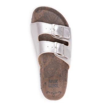 Womens MUK LUKS® Terra Turf Marla Metallic Slide Sandals - Boscov's