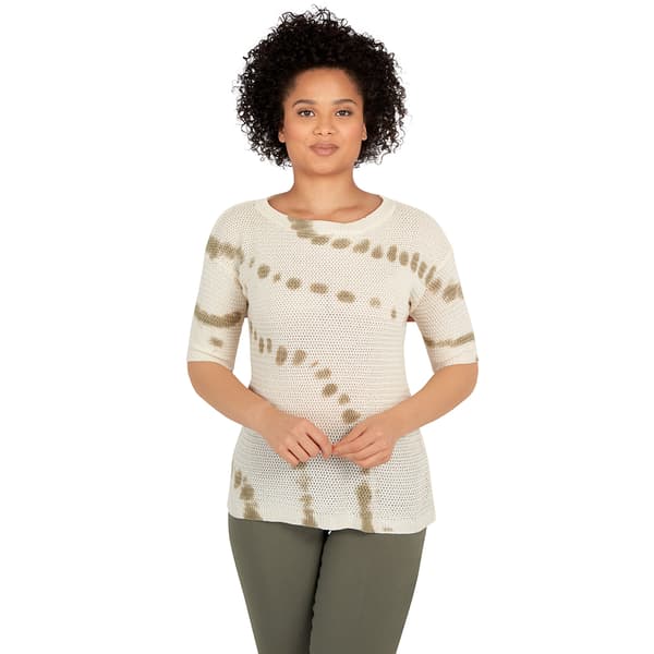 Petite Skye’s The Limit St. Croix Boat Neck Tie Dye Sweater - Boscov's