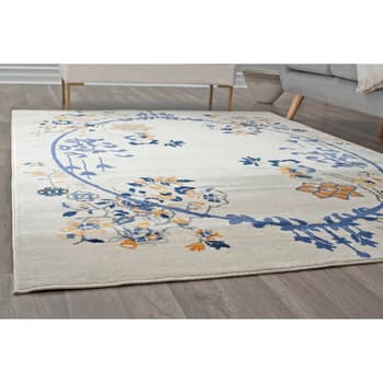 Rugs America™ Valentina Gold Magnolia Area Rug - Boscov's