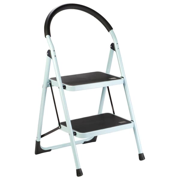 Blue 2-Step Steel Ladder w/ Cushion Handle - Boscov's