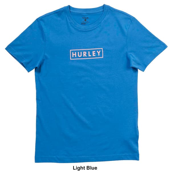 Young Mens Hurley Boxed Logo Short Sleeve T-Shirt - Boscov's
