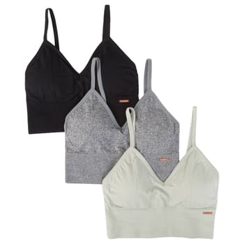 Womens Danskin 3pk. Seamless Sweetheart Longline Bras DS8471-3PKZ ...