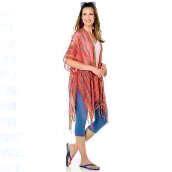Womens Jessica McClintock Confetti Kimono - Boscov's