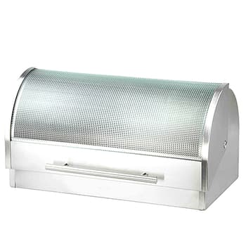 Home Basics Stainless Steel & Glass Bread Box - Boscov's