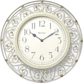 Westclox 12in. Antique White Wall Clock - Boscov's