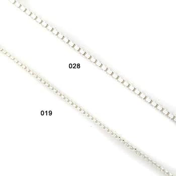 Sterling Silver Box Chain 20 in 019 gauge - Boscov's