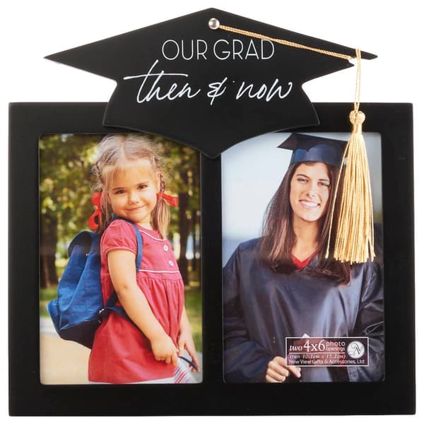 New View Our Grad Then & Now 2-Opening Frame - 4x6 - Boscov's