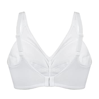 Womens Bestform Floral Trim Wire-Free Cotton Bra 5006233 - Boscov's