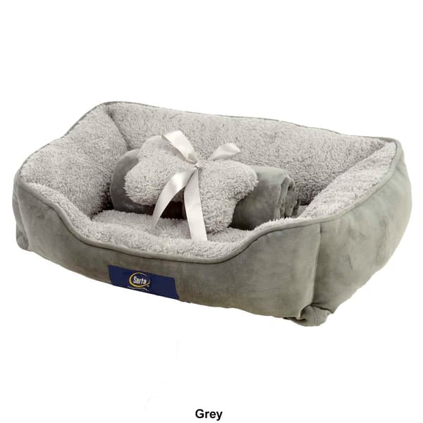 Serta Pet Bed Blanket & Toy Set - Boscov's