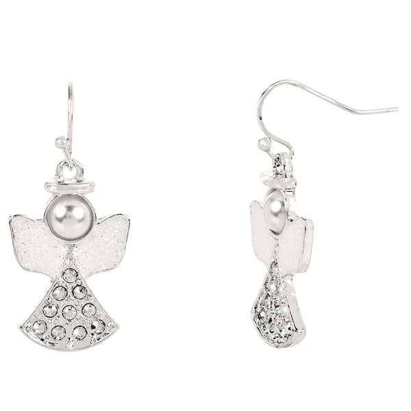 Holiday Angel Drop Earrings - Boscov's