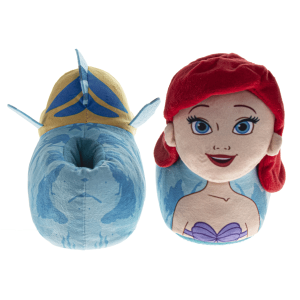 Toddler Girls Disney™ Little Mermaid Ariel & Flounder 3D Slippers ...