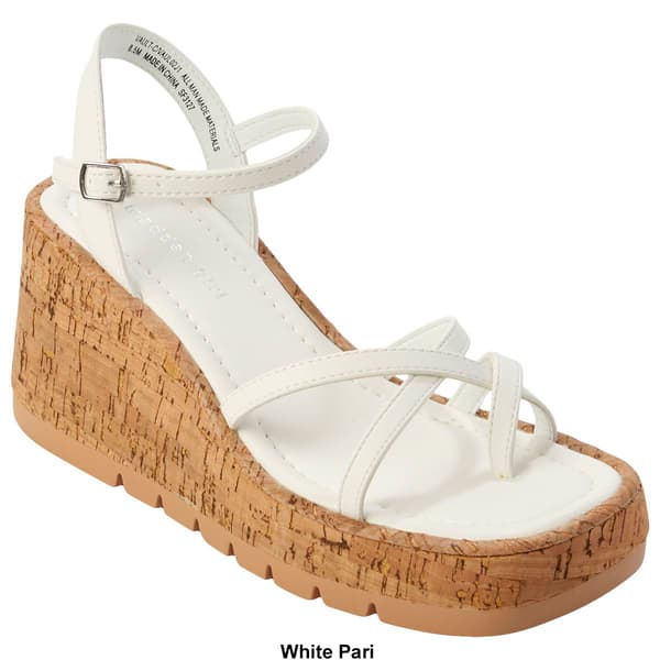 Womens Madden Girl Vaultt Strappy Wedge Slingback Sandals Boscovs