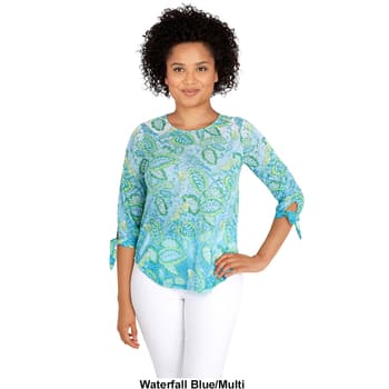 Womens Ruby Rd. Must Haves II 3/4 Sleeve Knit Top - Boscov's