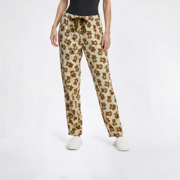 Womens Spoiled Angel Teddy Bear Plush Pajama Pants - Boscov's
