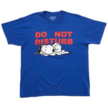 Young Mens Snoopy Do Not Disturb Graphic Tee - Boscov's