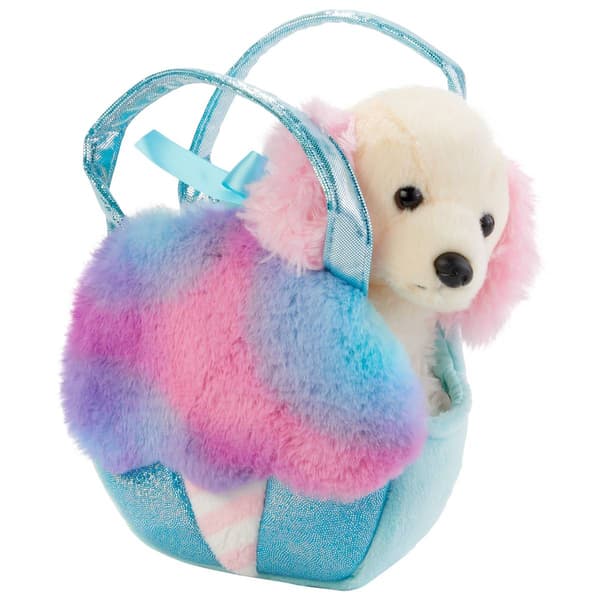 Girls Fancy Pals Cotton Candy Dog Plush Purse - Boscov's