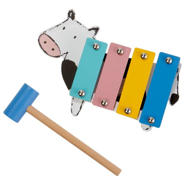 mud pie® Cow Wood Farm Xylophone Toy - Boscov's
