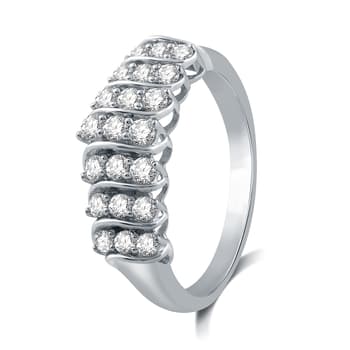 Nova Star® Sterling Silver 1/2ctw. Lab Diamond Ring - Boscov's