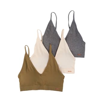 Womens Danskin 3pk. Seamless Bralette DS6136-3PKJ - Boscov's