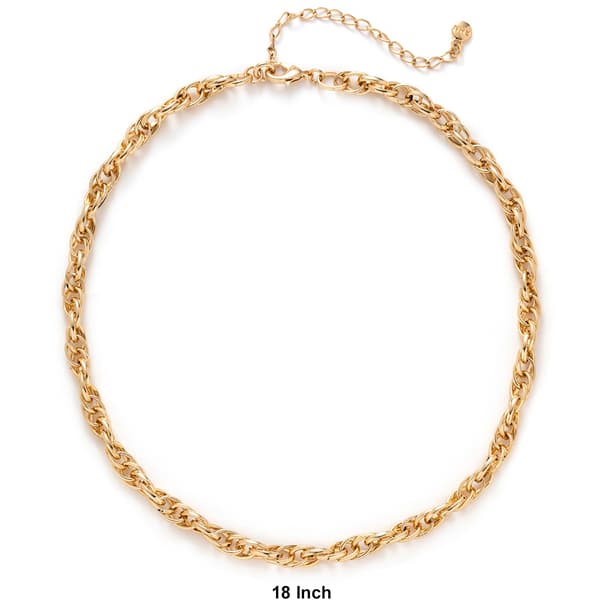 Wearable Art Gold Tone Loose Rope Chain Necklace - Boscov's