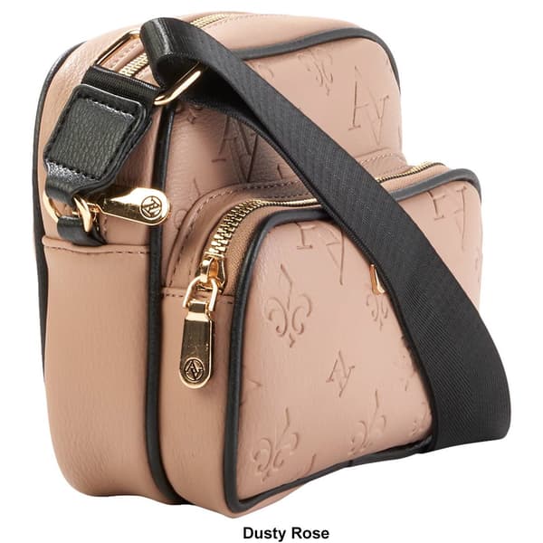Adrienne Vittadini Marseille Signature Embossed Mini Crossbody - Boscov's