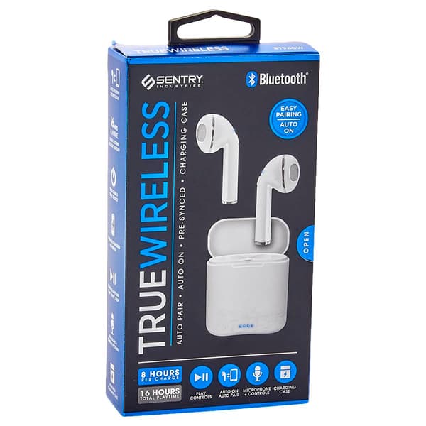 Sentry True Wireless Earbuds with Charging Case - Boscov's