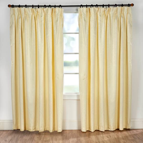 Gabrielle Pinch Pleat Foam Back Curtain Pair - 96in. Wide - Boscov's
