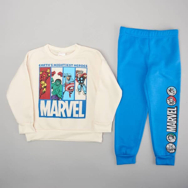 Boys (4-7) Marvel Heroes Sweatshirt & Jogger Sweatpants Set - Boscov's