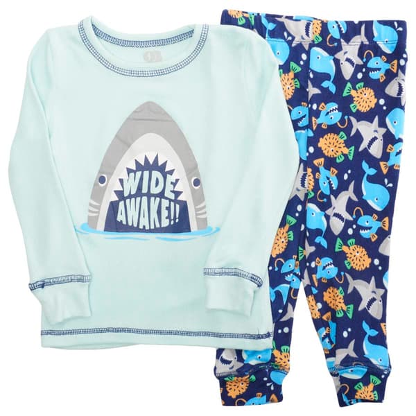 Toddler Boy Only Boys® Shark Wide Awake Pajama Set - Boscov's