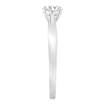 Nova Star® Sterling Silver Lab Grown Diamond Solitaire Ring - Boscov's