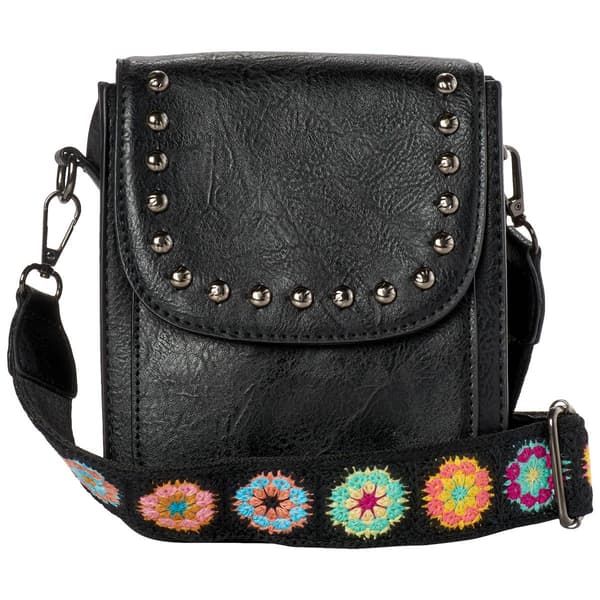 Womens Sam & Hadley Stud Accessory Holder Crossbody - Boscov's