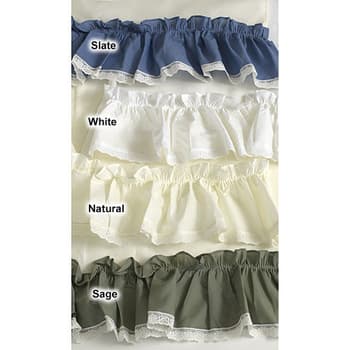 Madelyn Ruffle Priscilla Curtain Collection - Boscov's