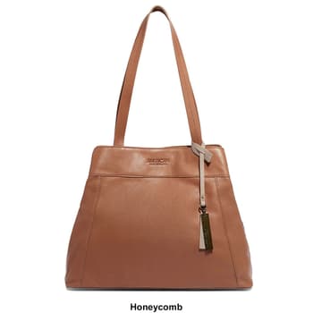 American Leather Co. Denver Triple Entry Shopper Tote - Boscov's