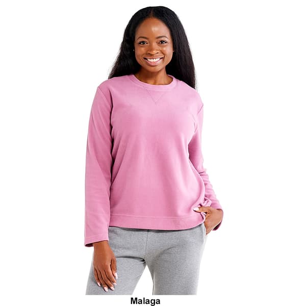 Petite Bonnie Evans Microfleece Solid Tunic - Boscov's