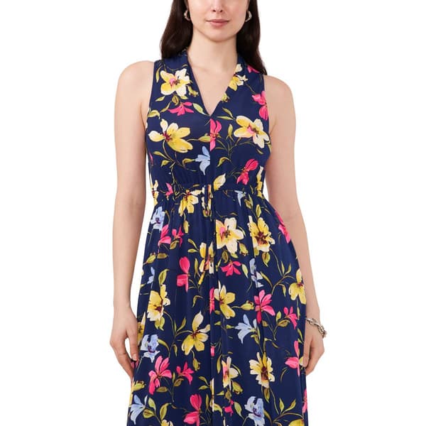 Womens MSK Sleeveless Draw Waist Floral Maxi Dress - Boscov's