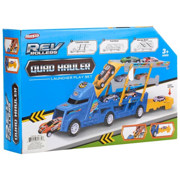 Hunson Rev Rollers Quad Hauler Launcher Play Set - Boscov's