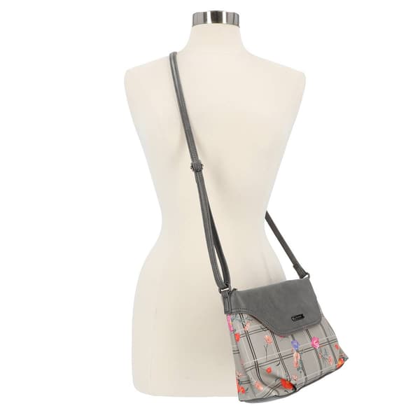 Koltov Ruby Floral Plaid Crossbody - Boscov's