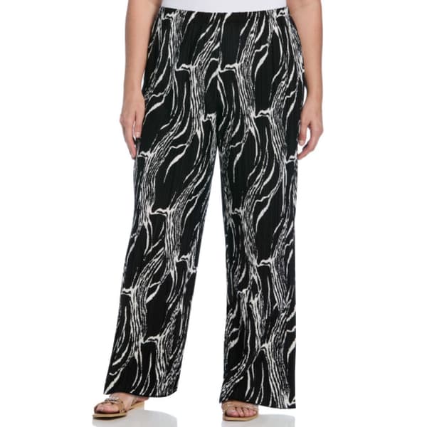 Plus Size Rafaella® Ripple Plisse Pull-On Pants - Boscov's