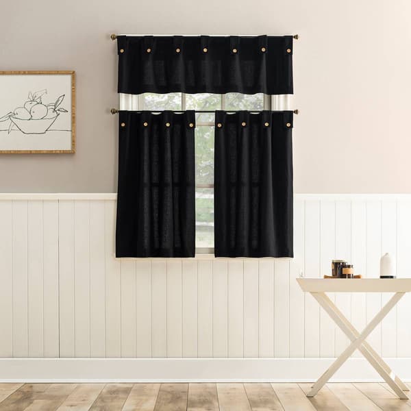 Wythe Tier Button Tab Top Valance - Boscov's