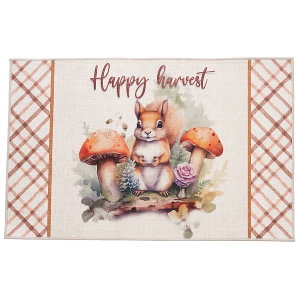Nourison Happy Harvest Squirrel Accent Rug - Boscov's