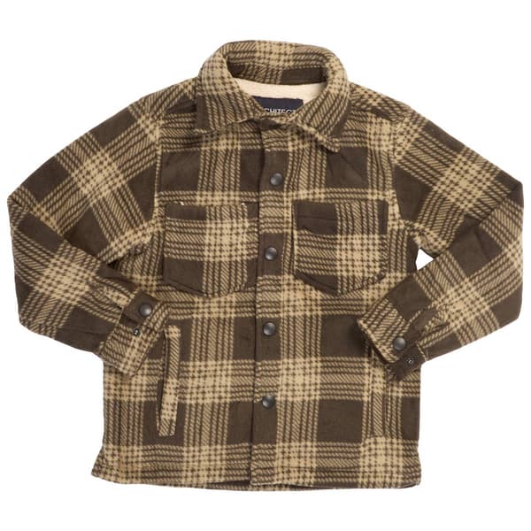 Boys (4-7) Sherpa-Lined Nordic Fleece Shacket - Boscov's