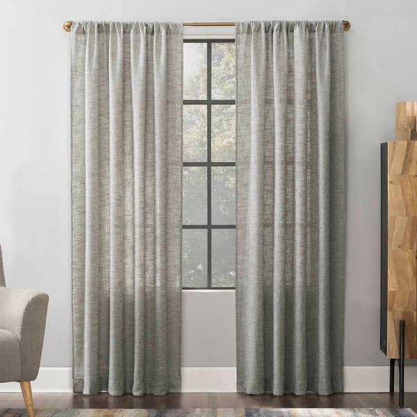 Scott Living Wallis Textured Panel Curtain - Boscov's