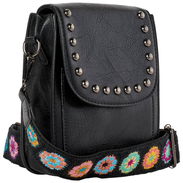 Womens Sam & Hadley Stud Accessory Holder Crossbody - Boscov's
