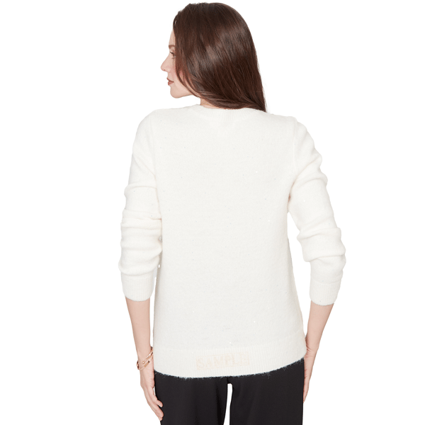 Petite Skye’s the Limit It’s A Party Rhinestone Sweater - Boscov's