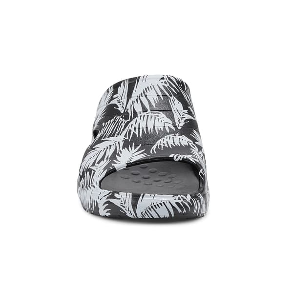 Womens Easy Spirit Tess Tropical Clogs - Black/White - Boscov's