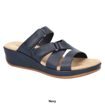Womens Easy Street Koda Wedge Slide Sandals - Boscov's
