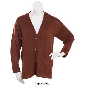 Womens Jason Maxwell Long Sleeve Two Pocket Button Front Cardigan ...