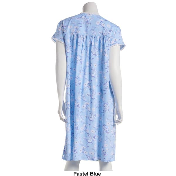 Womens Jasmine Rose Short Sleeve Floral Nightgown - Boscov's
