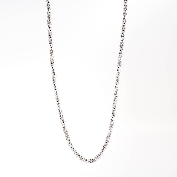 Wearable Art Silver-Tone Curb Chain Necklace - Boscov's